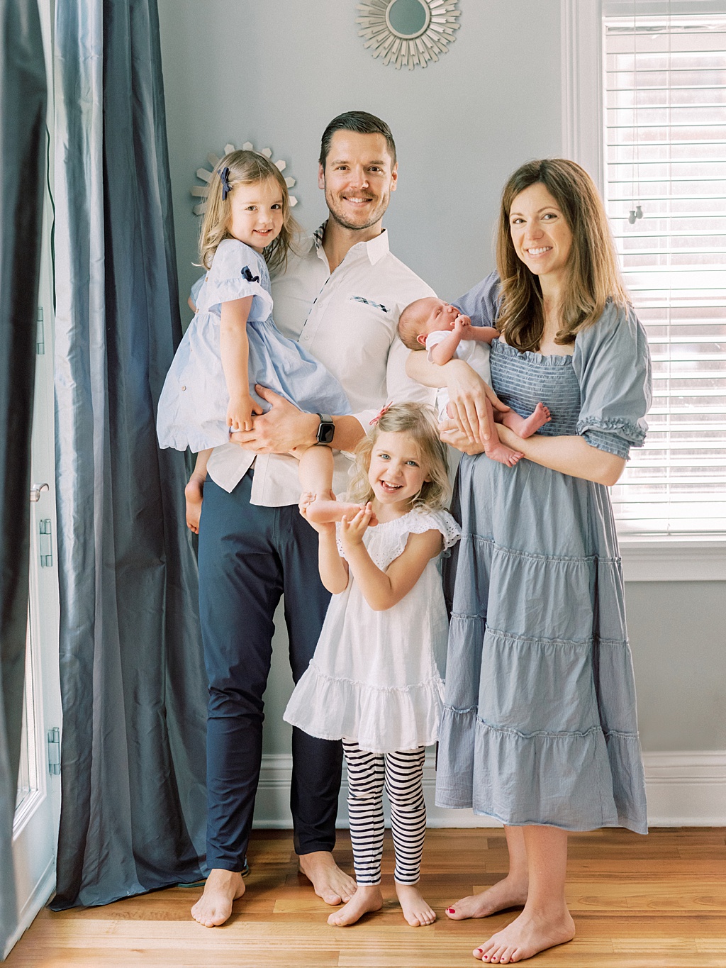 At-Home Lifestyle Newborn Session with Baby Emilia Hannah Drews Photography